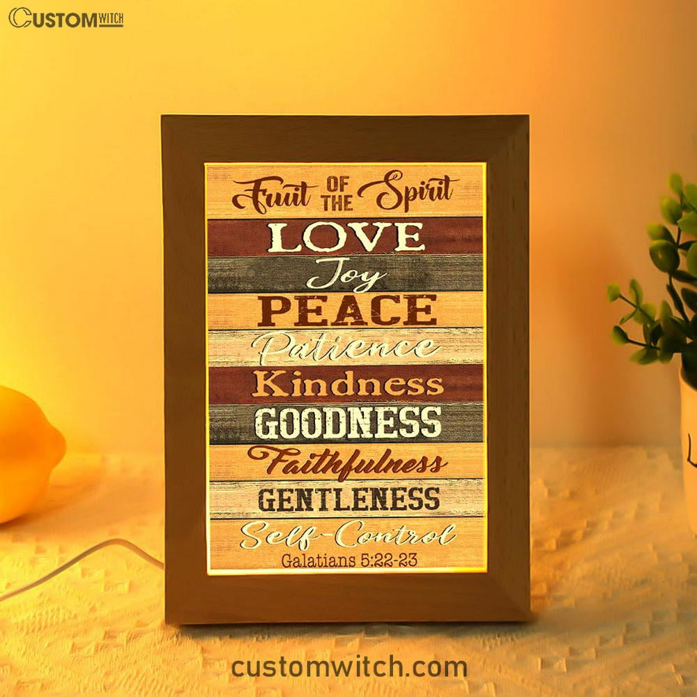 Christian Galatians 522-23 Fruit Of The Spirit Frame Lamp Prints - Bib ...