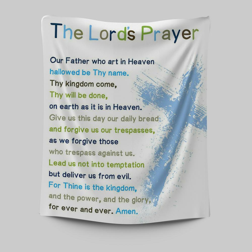 The Lords Prayer Bible Verse Wall Art - Christian Daughter Gifts - Chr ...