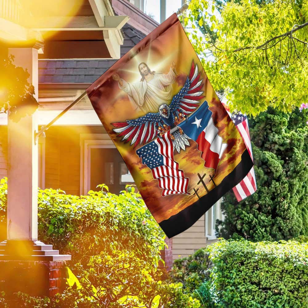Christian Garden Flags, Texas State One Nation Under God Flag, Christi ...