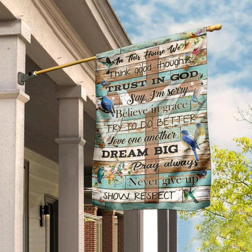 Christian Garden Flags, We Trust In God Flag, Christian House Flags, C ...