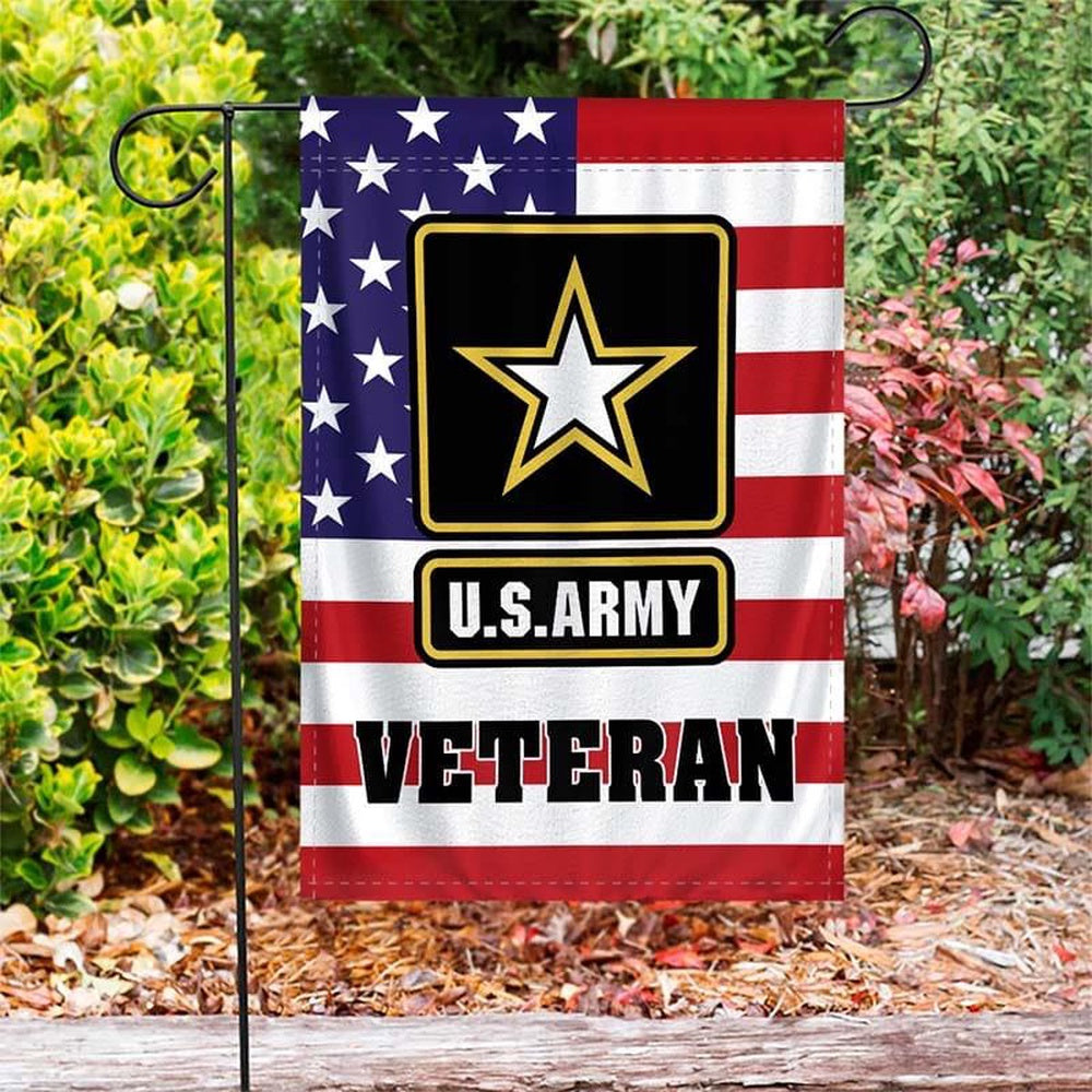 US Army Veteran Flag, American forces Army Flag, US Army Garden Flag ...