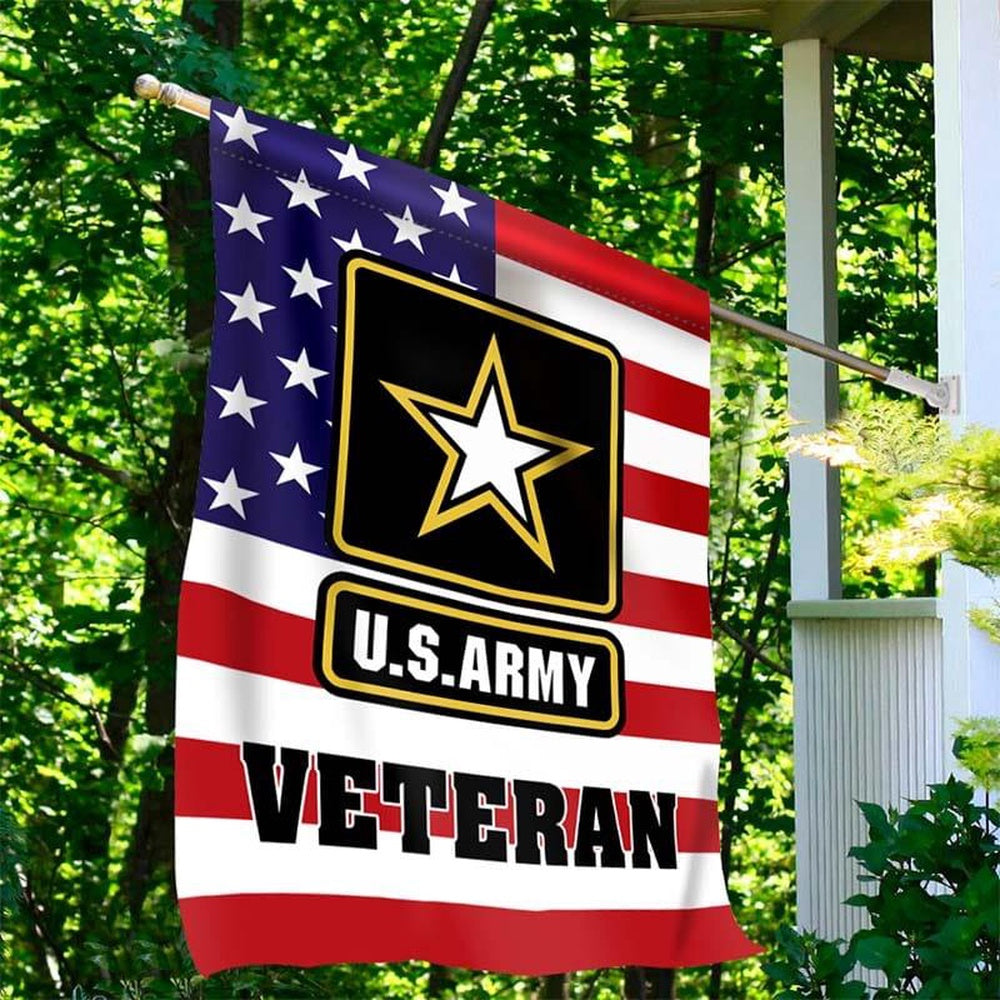US Army Veteran Flag, American forces Army Flag, US Army Garden Flag ...