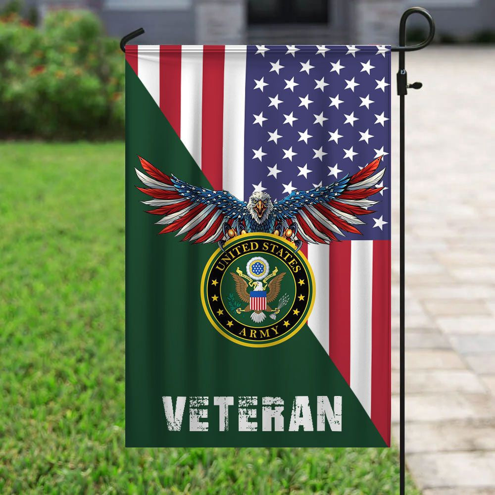 US Army Veteran Flag, US Army 11 Flag, US Army Garden Flag, Army Retir ...