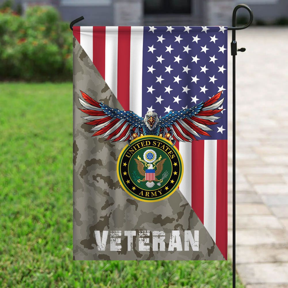 US Army Veteran Flag, US Army 1 Flag, US Army Garden Flag, Army Retire ...