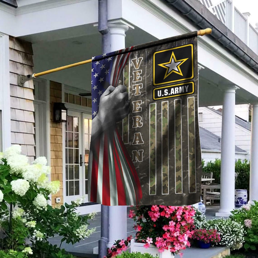 US Army Veteran Flag, US Army 3 Flag, US Army Garden Flag, Army Retire ...