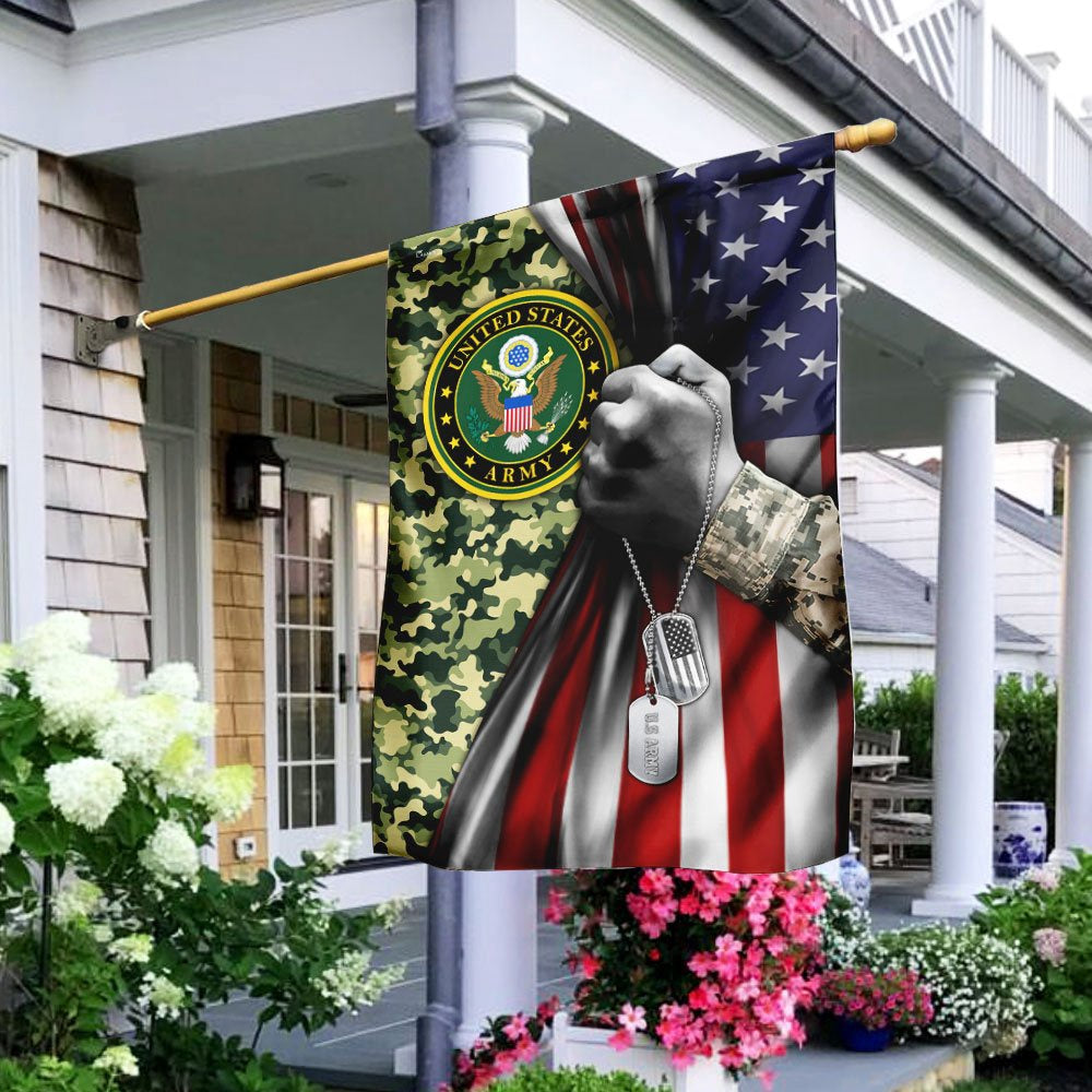 US Army Veteran Flag, United States Army American Flag, US Army Garden ...