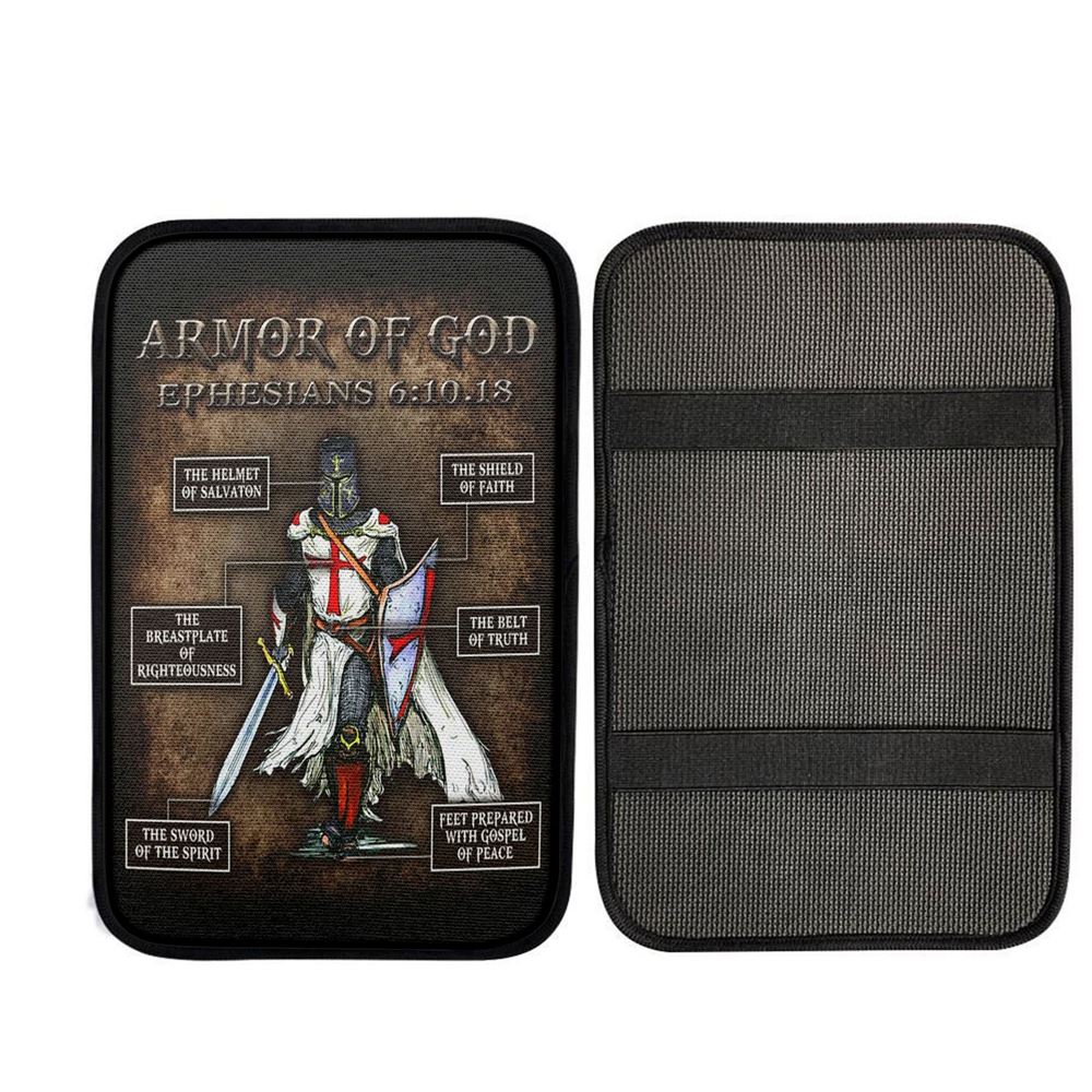 Armor Of God Car Center Console Cover, Christian Car Interior Accessor ...