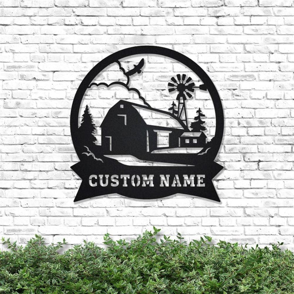Custom Metal Farm Sign, Farmhouse Metal Sign, Gift Ideas For Farm Woma ...