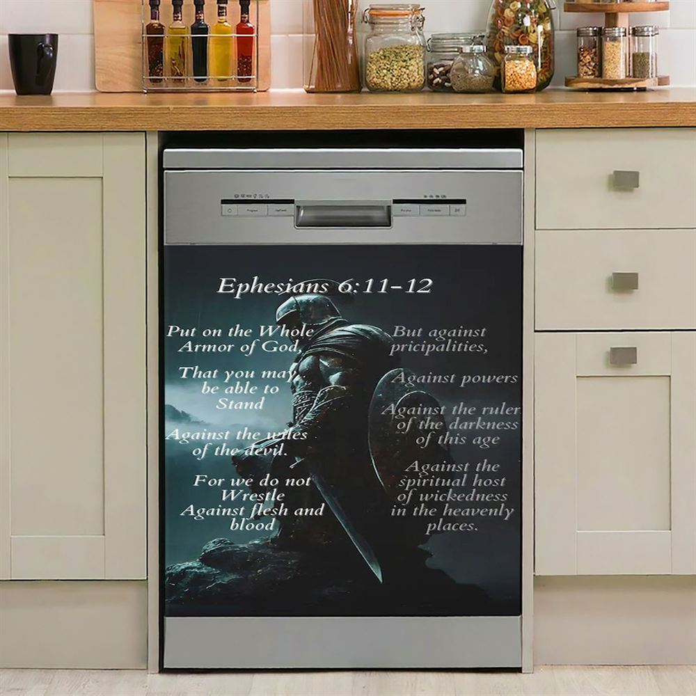 Ephesians 611 The Whole Armor Of God Dishwasher Cover, Christian Home ...