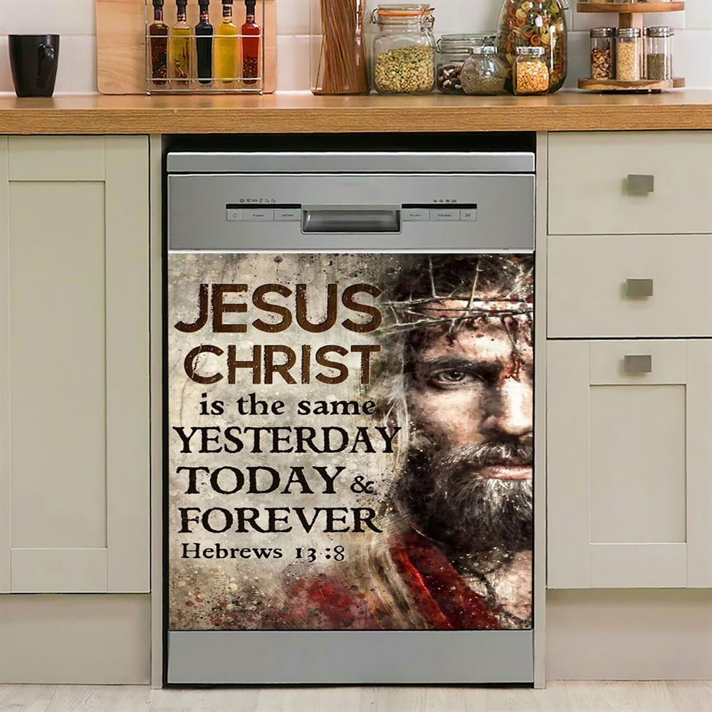 Jesus Christ Hugging Man In Heaven Dishwasher Cover, Christian Dishwas ...