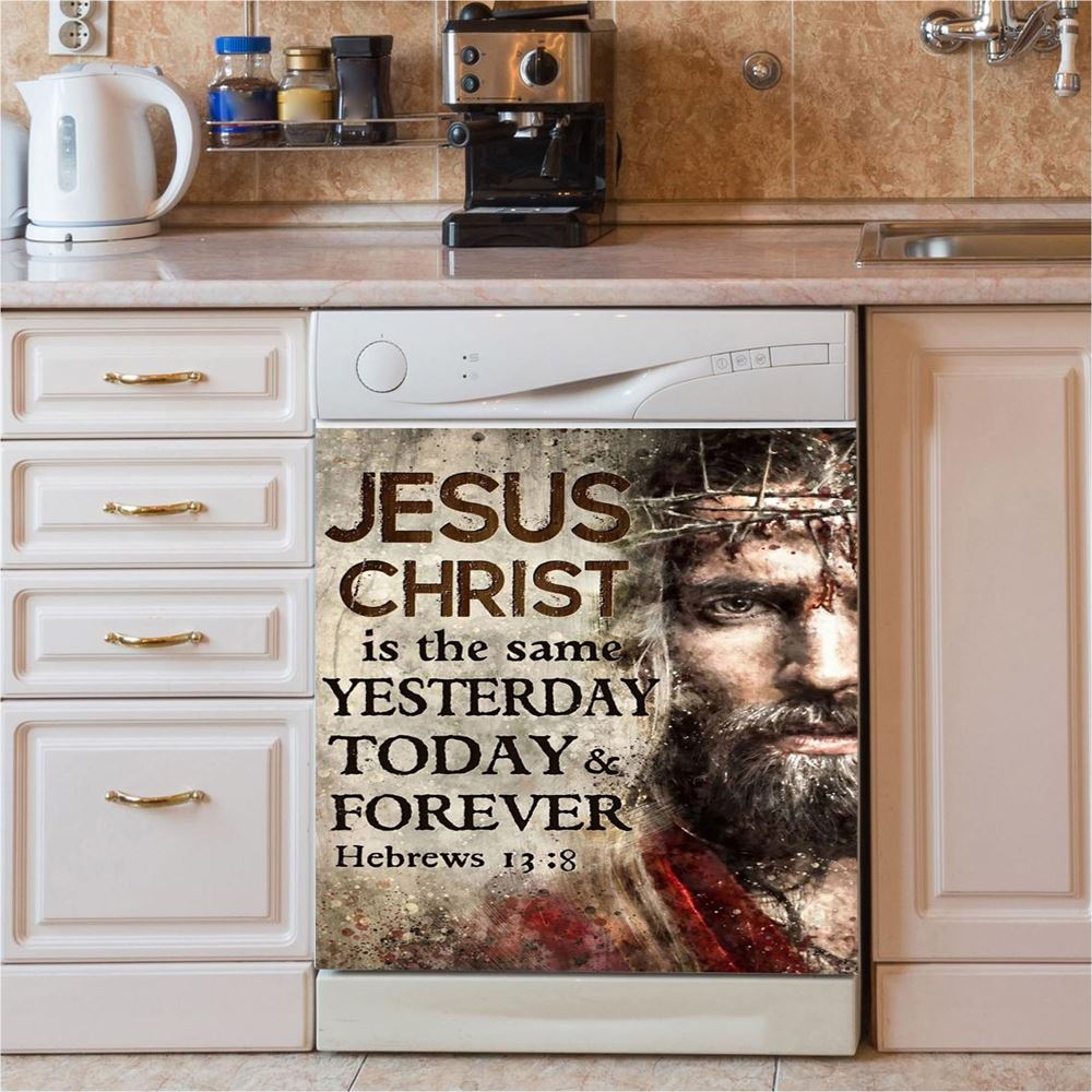 Jesus Christ Hugging Man In Heaven Dishwasher Cover, Christian Dishwas ...