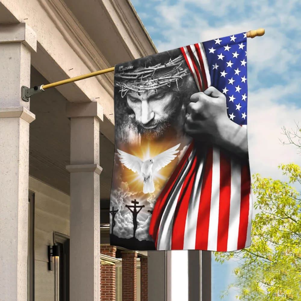 Jesus Christian Peace House Flags, Christian Flag, Scripture Flag, Gar ...