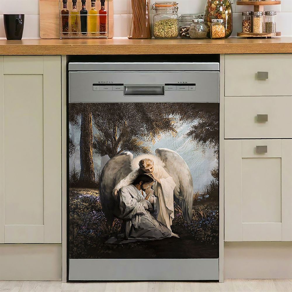 Jesus Praying In The Garden Painting Dishwasher Cover, Jesus Dishwashe ...