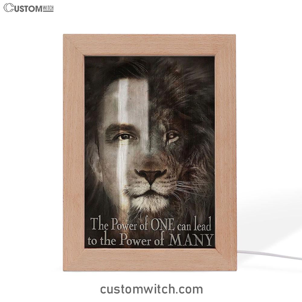 Jesus The Lion Of Judah Frame Lamp - The Perfect Combination Frame Lam ...