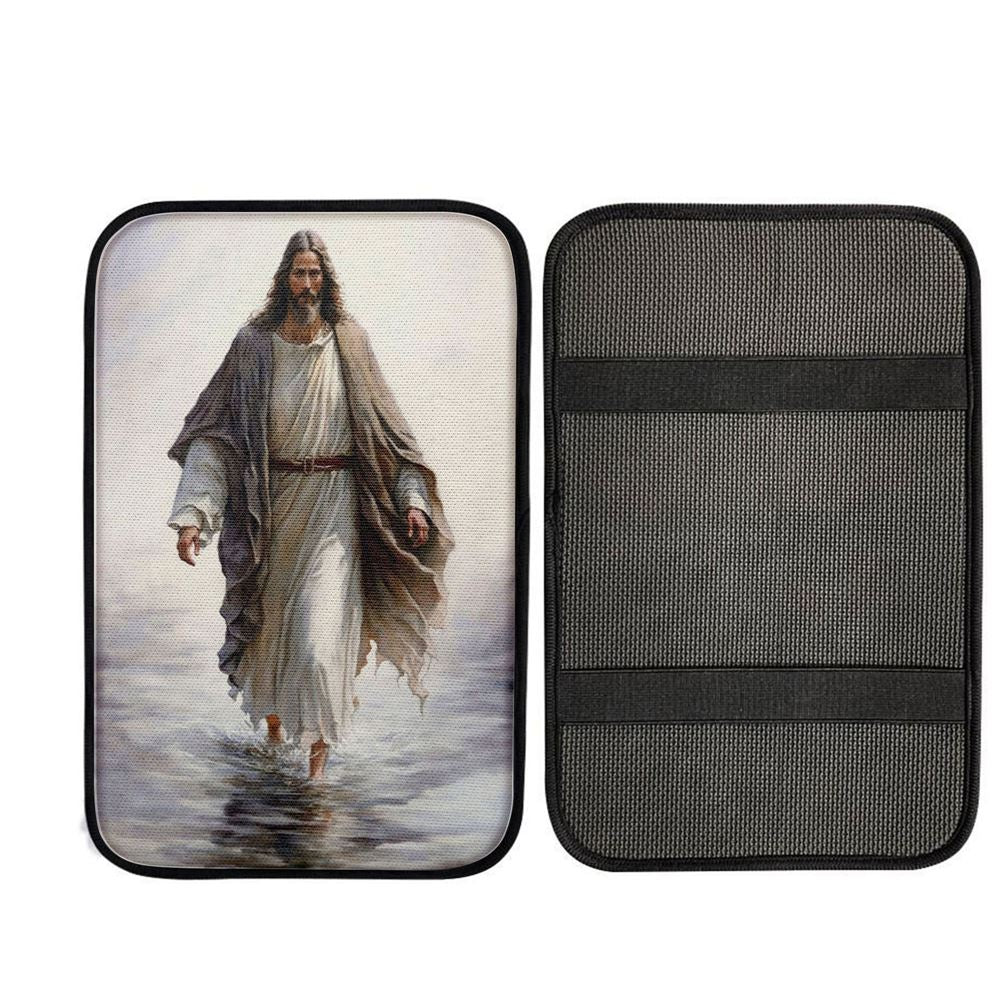 Jesus Walking On Water Car Center Console Cover - Jesus Pictures, God ...