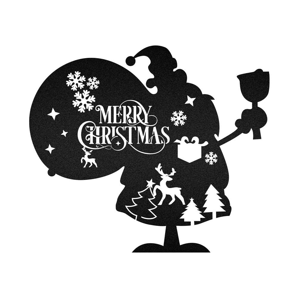 Merry Christmas Wall Art Christmas Santa Claus Custom Neon Metal Sign ...