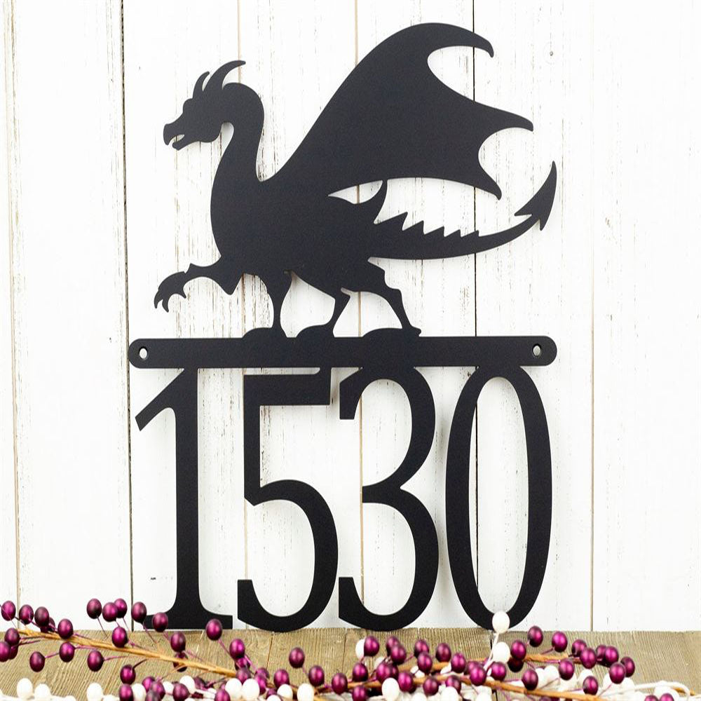 Metal Address Sign, Modern House Numbers Modern Address Art Deco Metal ...
