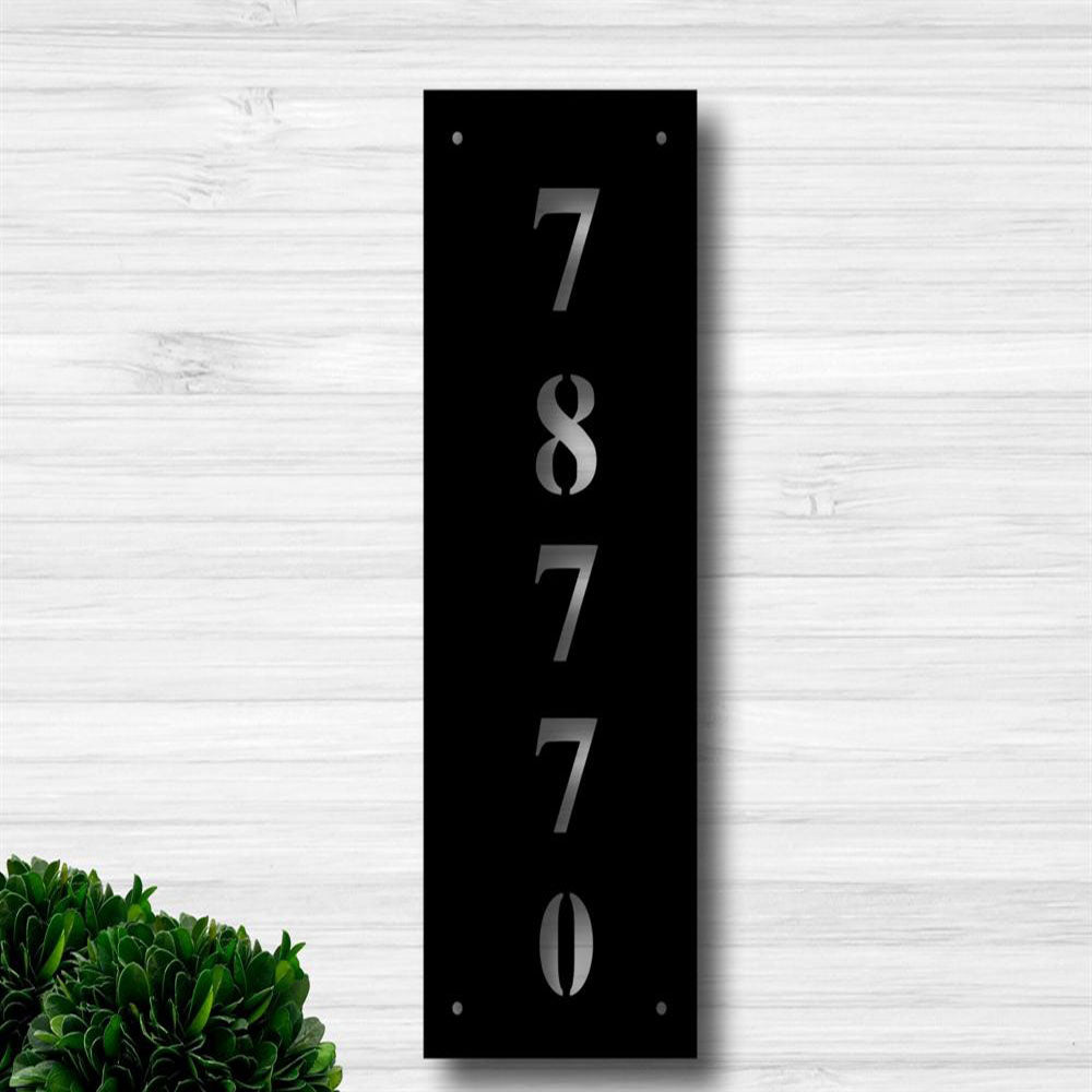 Metal Address Sign, Mountain House Number Metal Sign Address Sign Addr ...