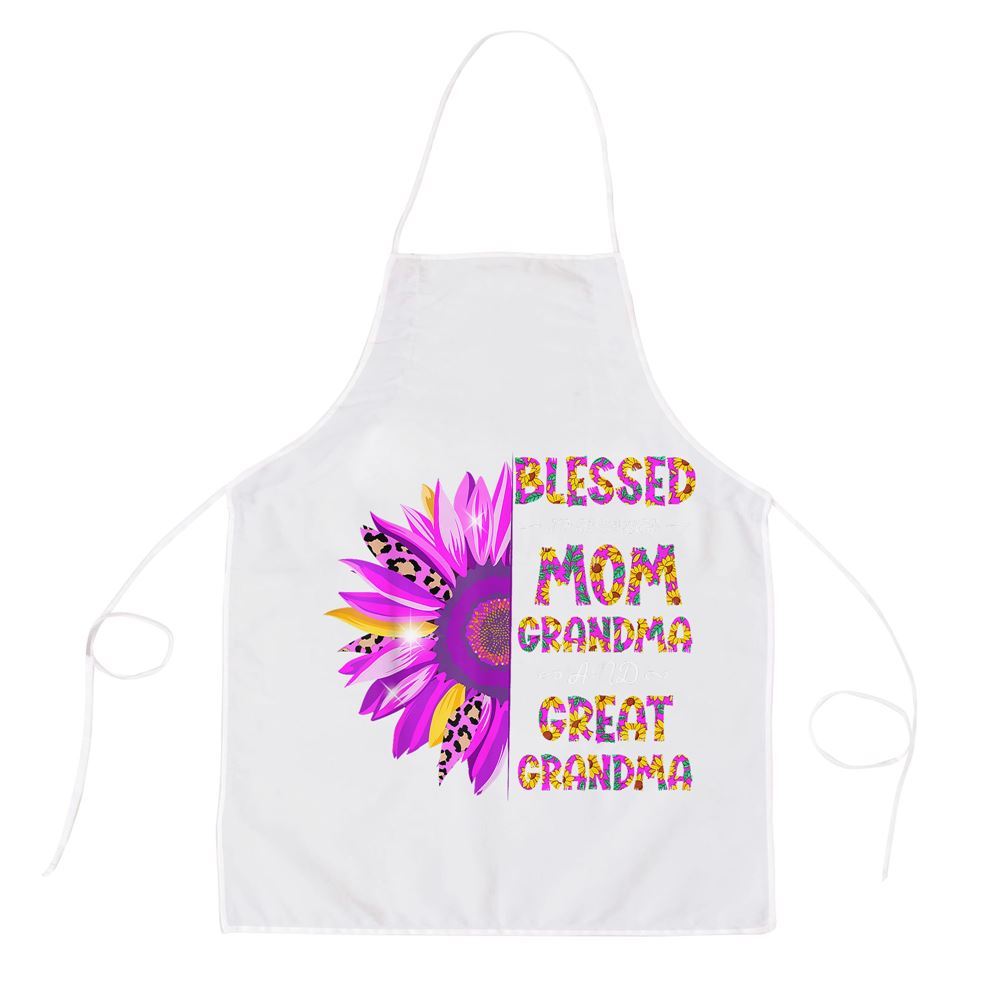 Mother's Day Apron, Blessed To Be Called Mom Grandma Great Grandma Mot ...
