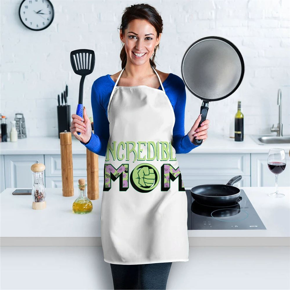 Mother's Day Apron, Marvel Mothers Day Hulk Incredible Mom Apron, Mom ...