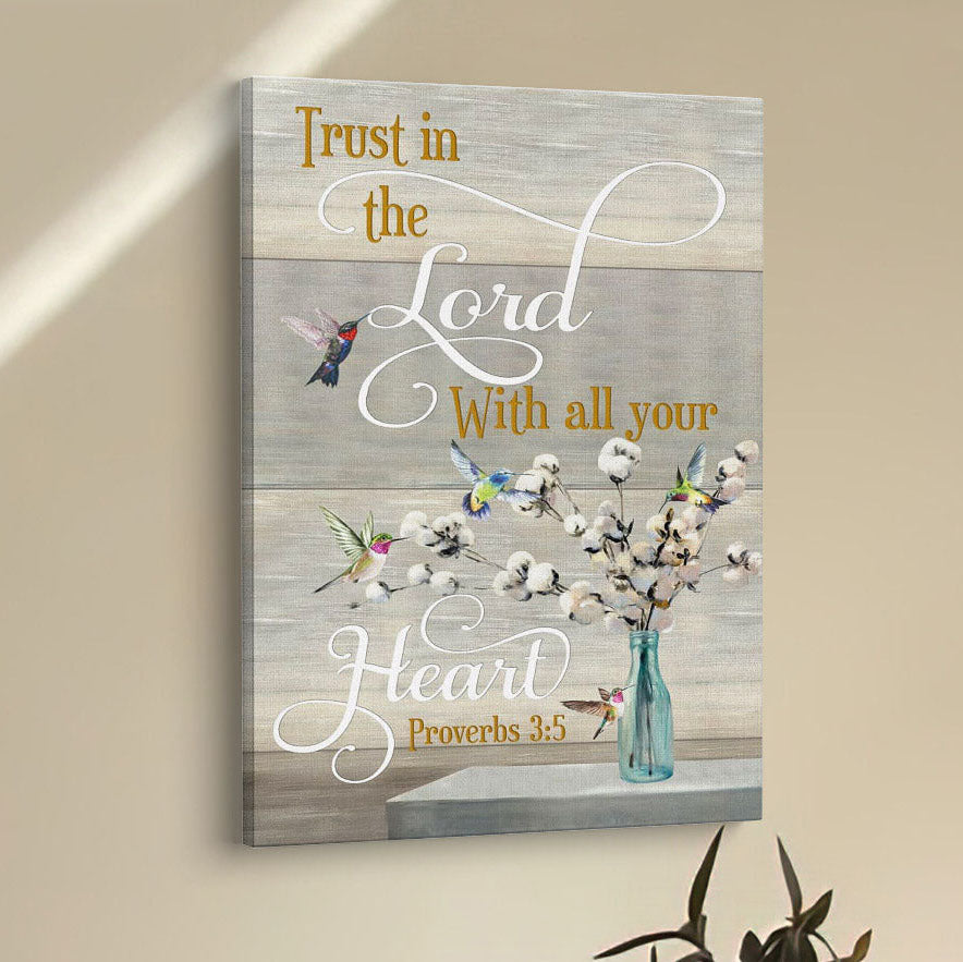 Proverbs 35 Hummingbird Scripture Christian Canvas Prints - Bible Vers ...