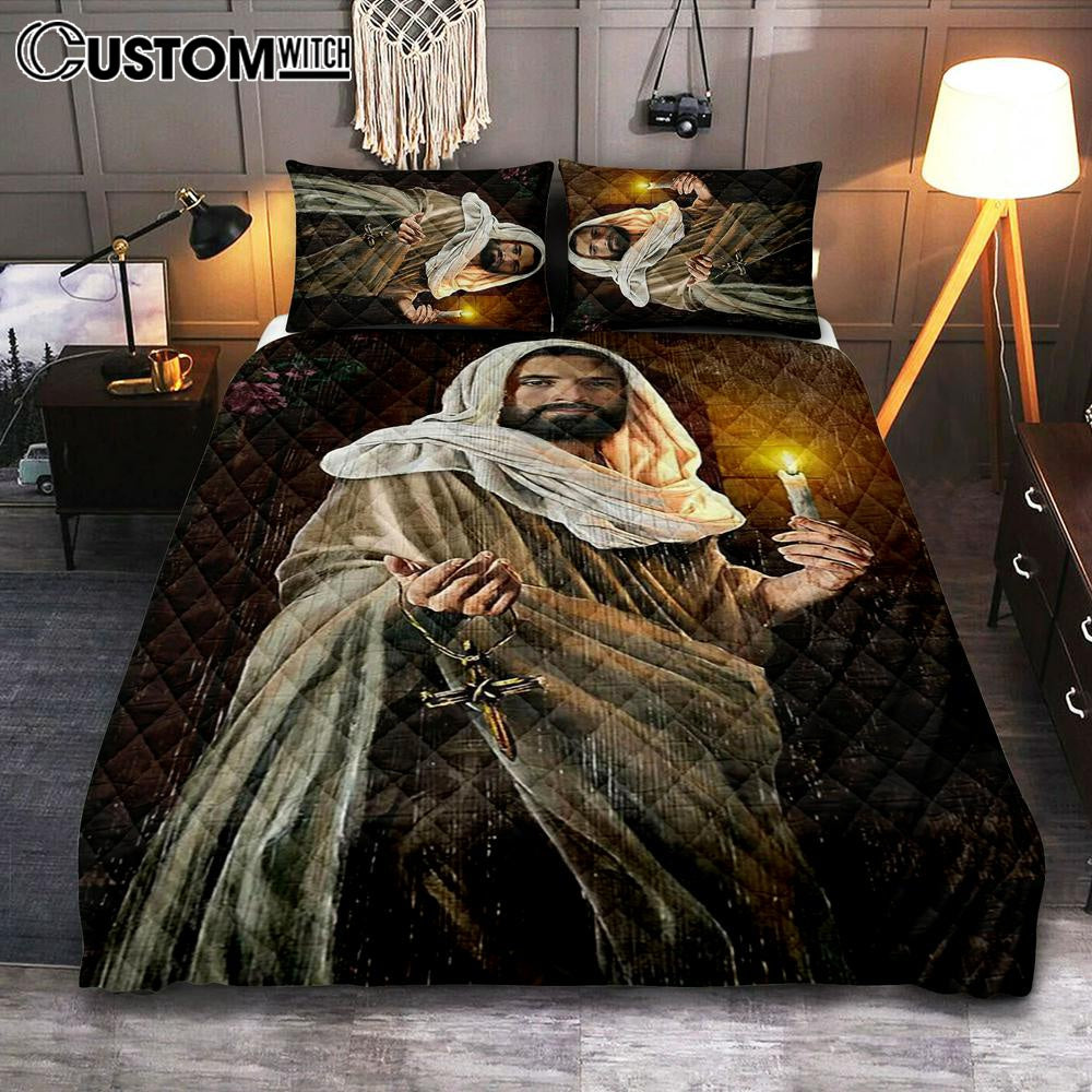 Take My Hand Jesus Christ The Redeemer Jesus Calls Quilt Bedding Set P ...