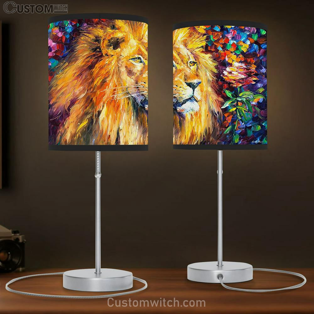 The Lion Of Judah Table Lamp Art - Lion Table Lamp Wall Decor - Christ ...