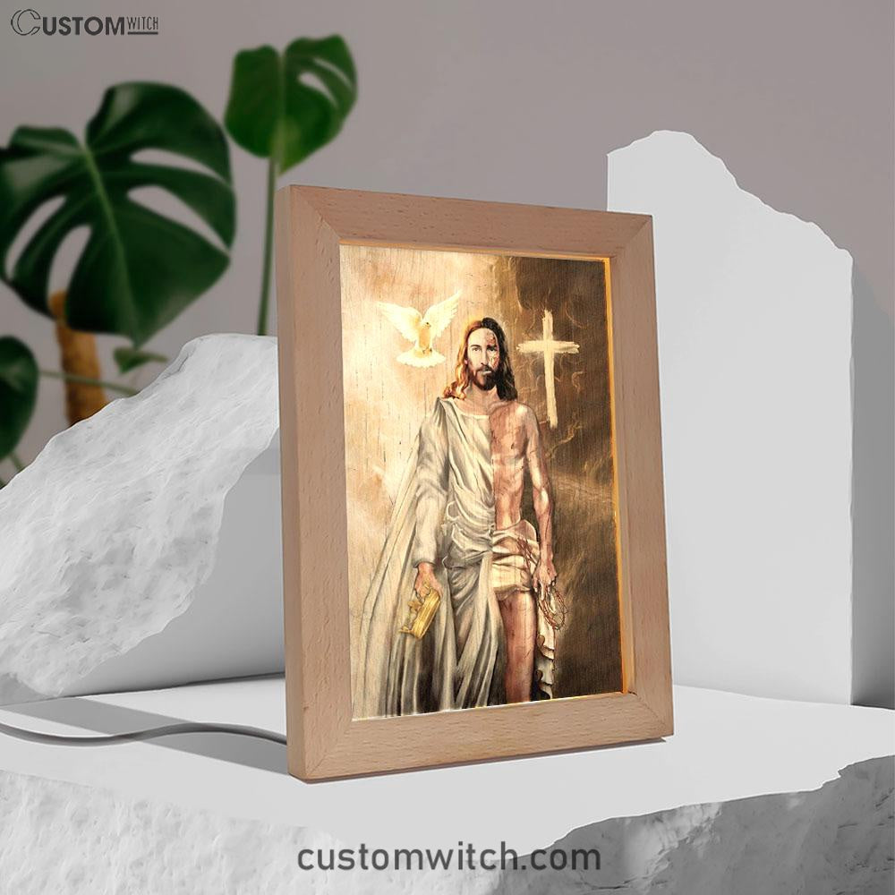 The Return Of Christ Jesus Frame Lamp Prints - Jesus Christ Frame Lamp ...